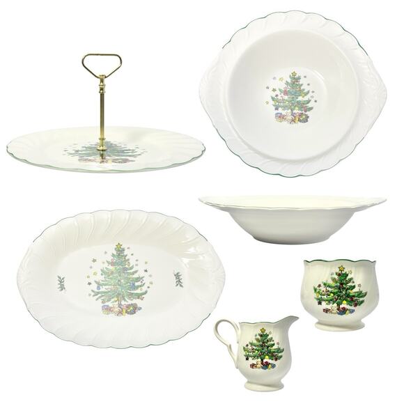 Nikko Ceramics | Dining | Nikko Happy Holidays 6piece Porcelain ...